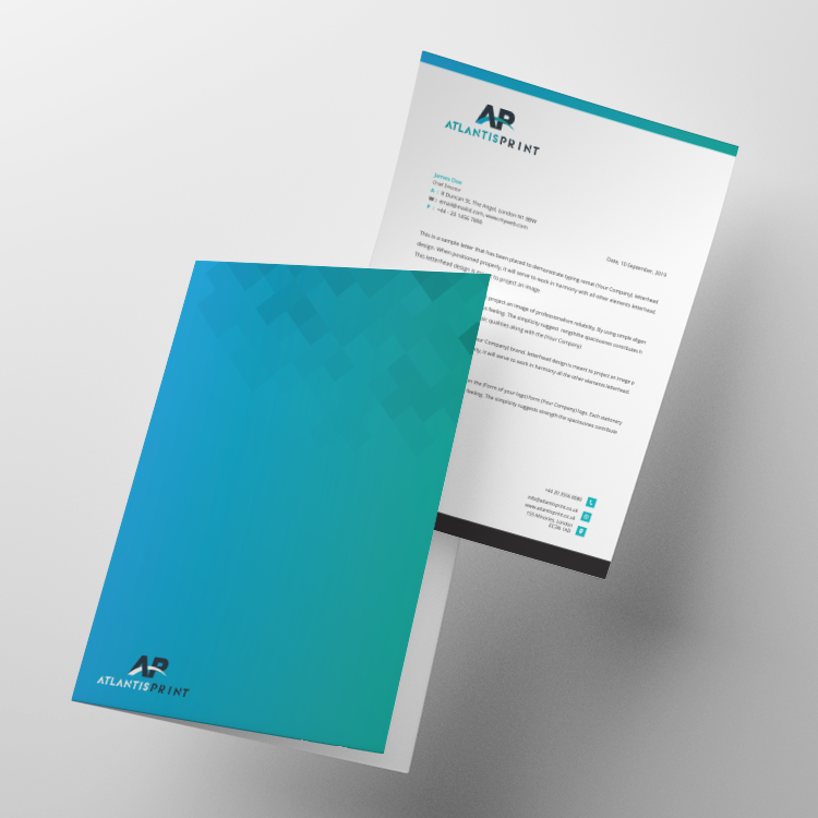 Stationery Printing in London | Atlantis Print - Stationery Printers